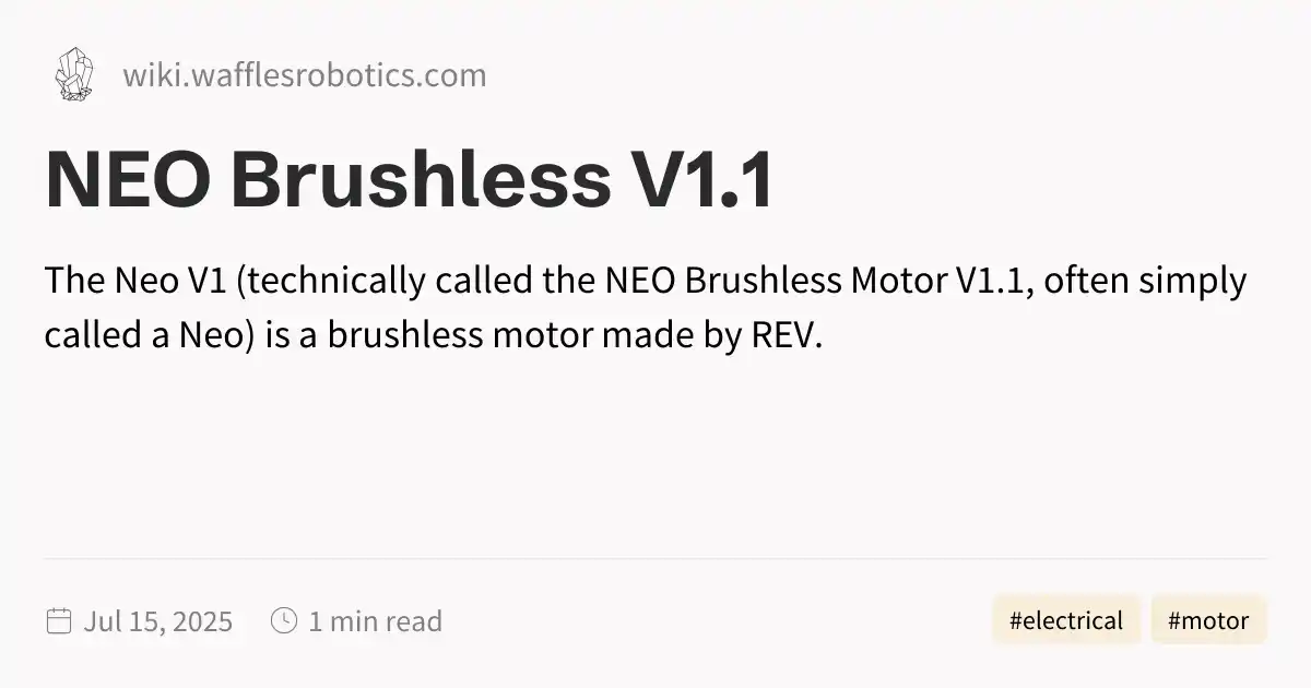 NEO Brushless V1.1