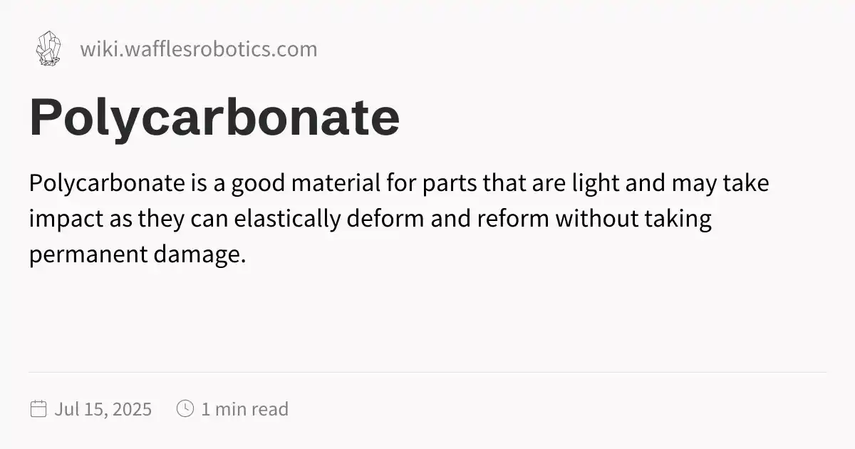 Polycarbonate