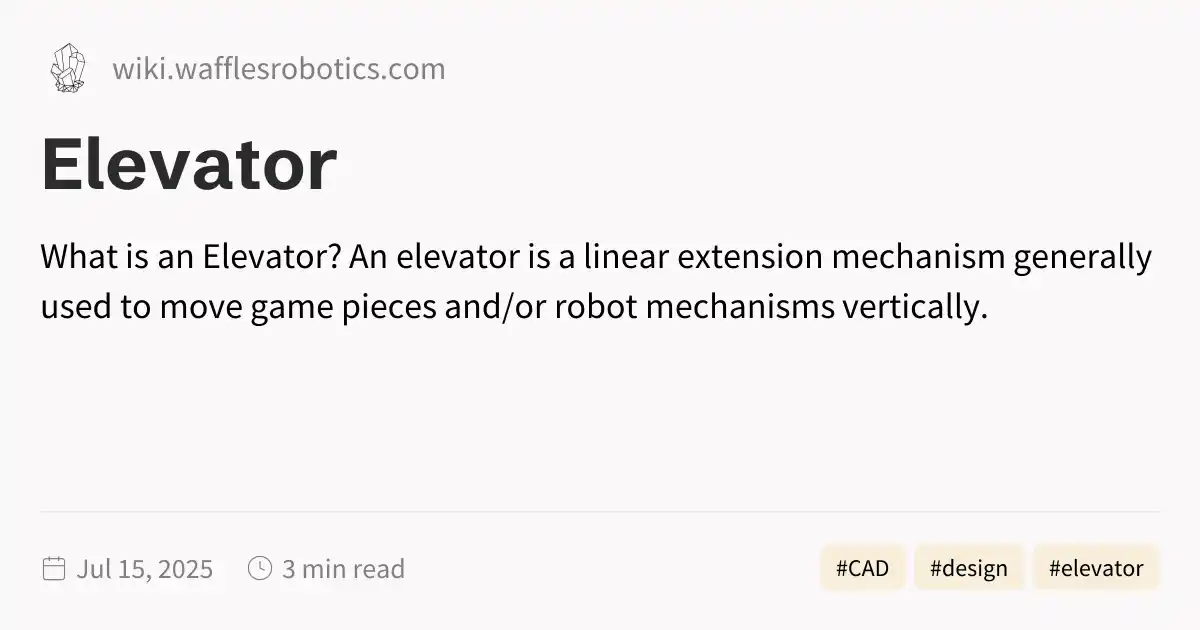 Elevator